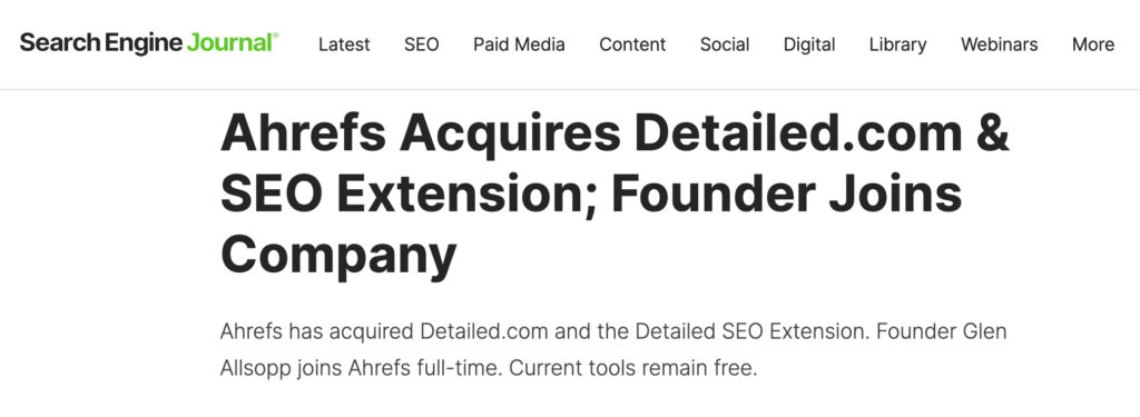 Latest Seo News Detailed
